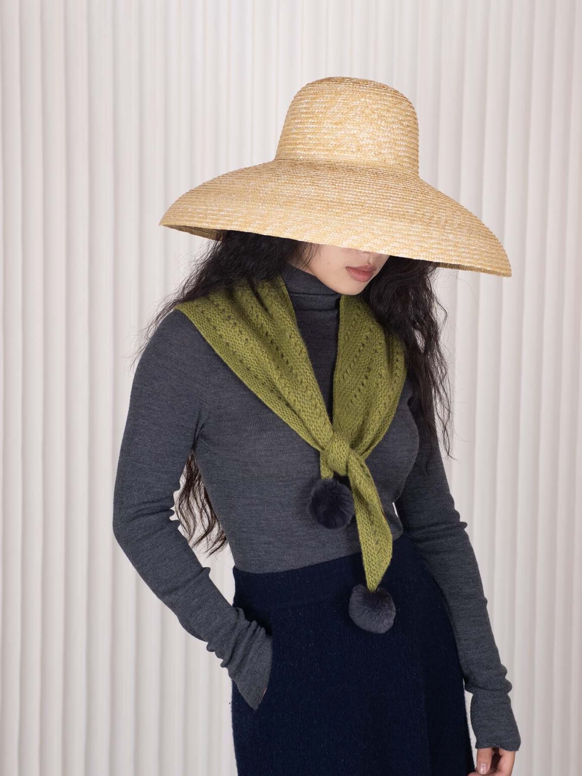 Petite Cashmere Neck Scarves • Oats & Rice